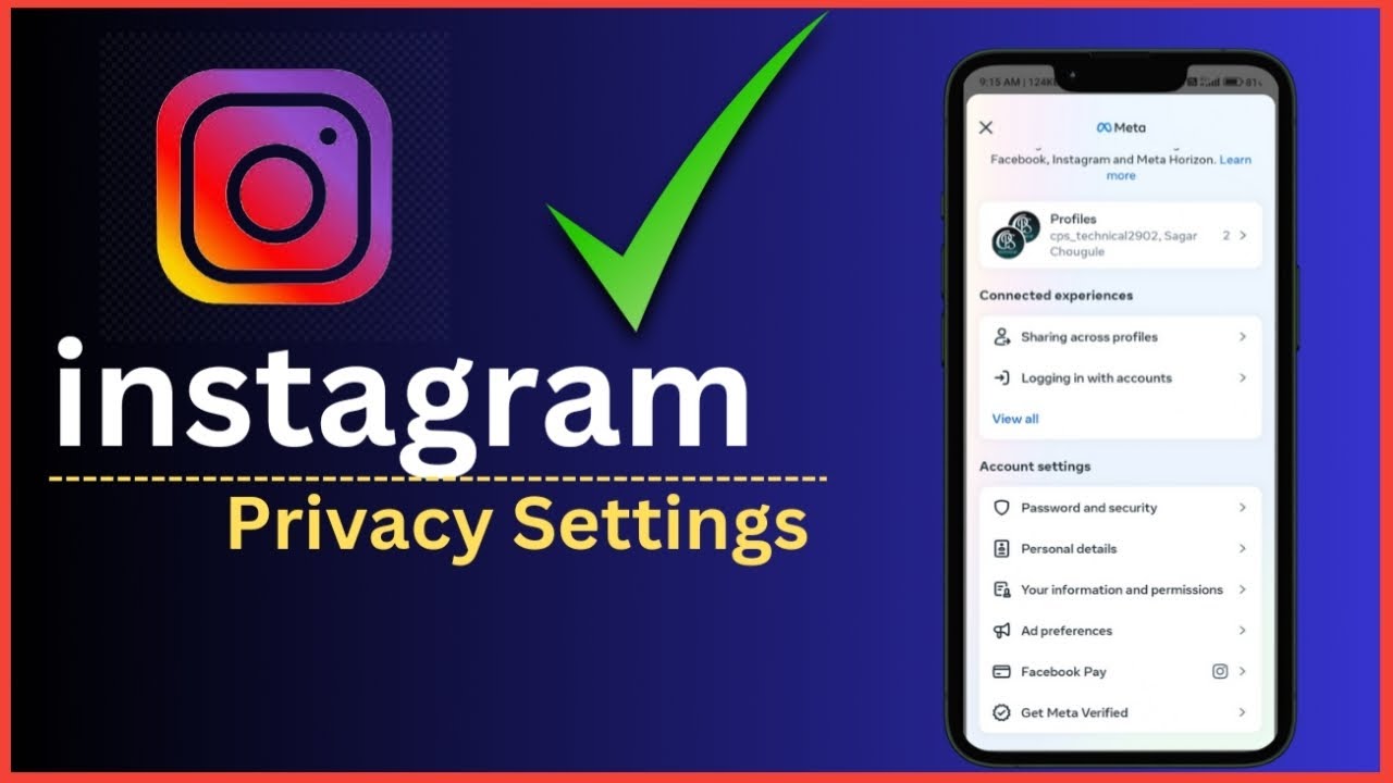 How to instagram Privacy Settings || instagram Account Security ...
