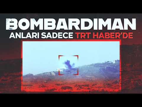 İsrail-Lübnan sınırındaki çatışma anları sadece TRT Haber'de