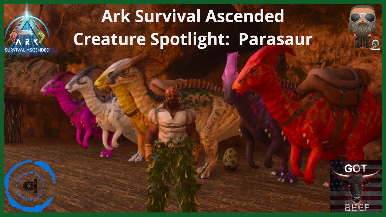 Ark Survival Ascended [PS5} Creature Spotlight Parasaur - YouTube