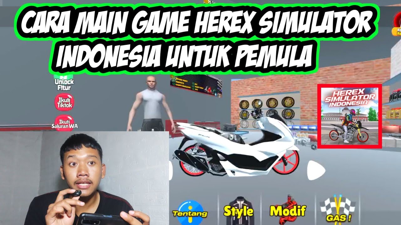 Modif PCX 160 di Game Herex Simulator Indonesia - Tutorial Herex Simulator Indonesia Update 2025 ...