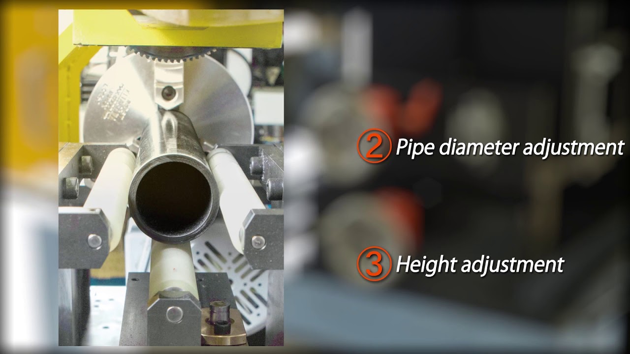 CF PIPE CUTTING MACHINE - YouTube