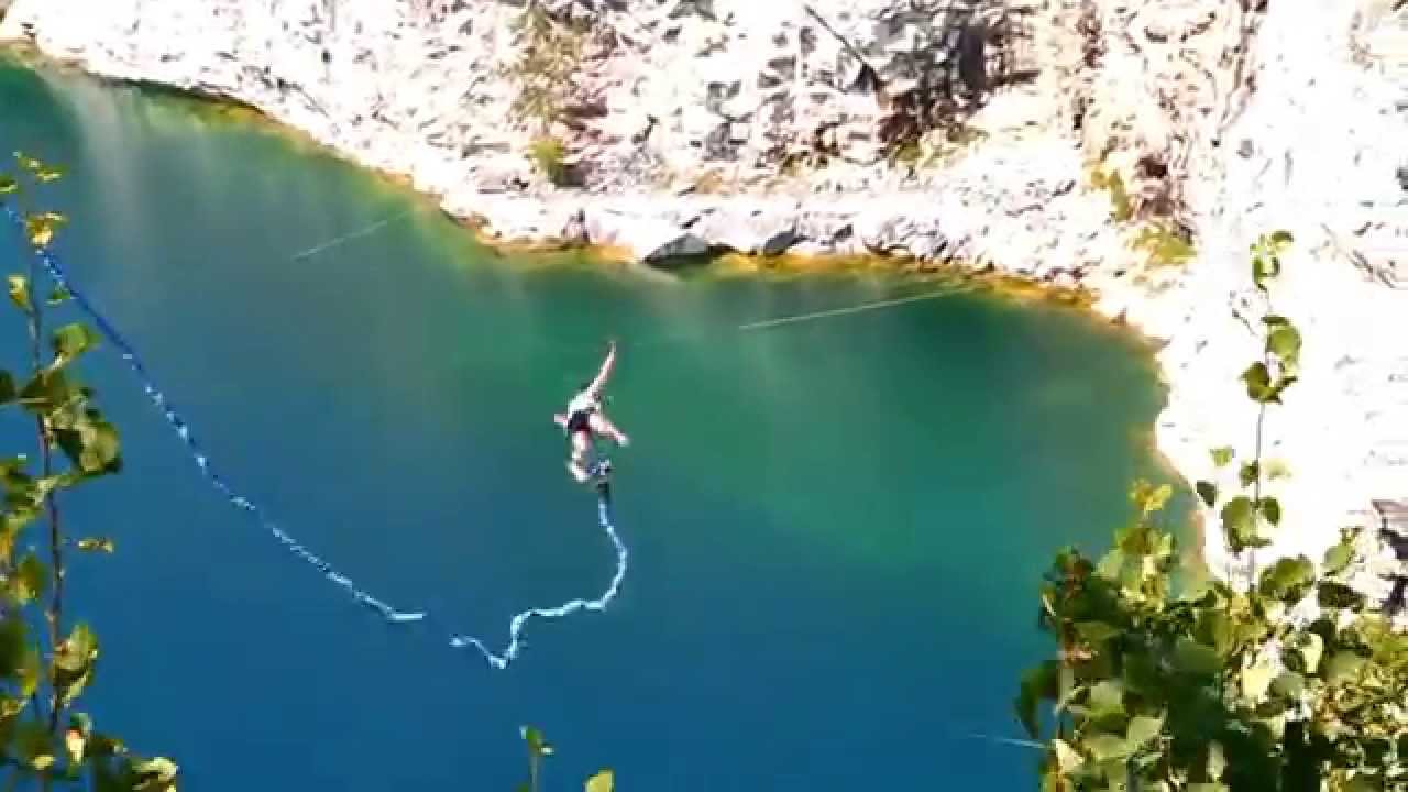 First Time Bungee Jump (7-28-15) - YouTube