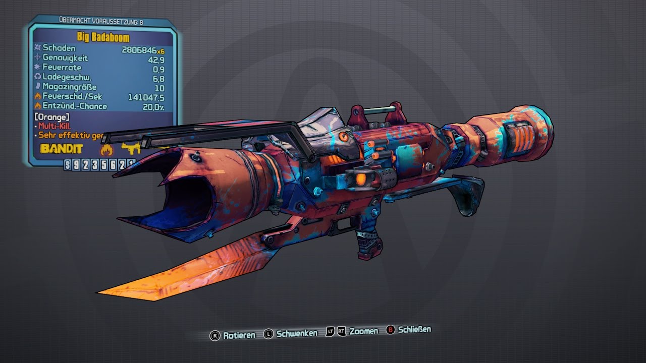 Borderlands 2 - Rocket Launchers: Bandit Badaboom - YouTube