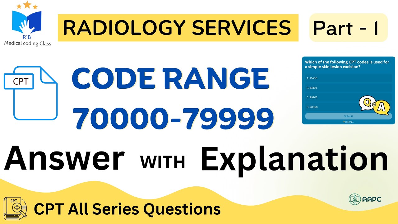 CPT 7 Series Radiology Coding Practice Questions with Answers ...