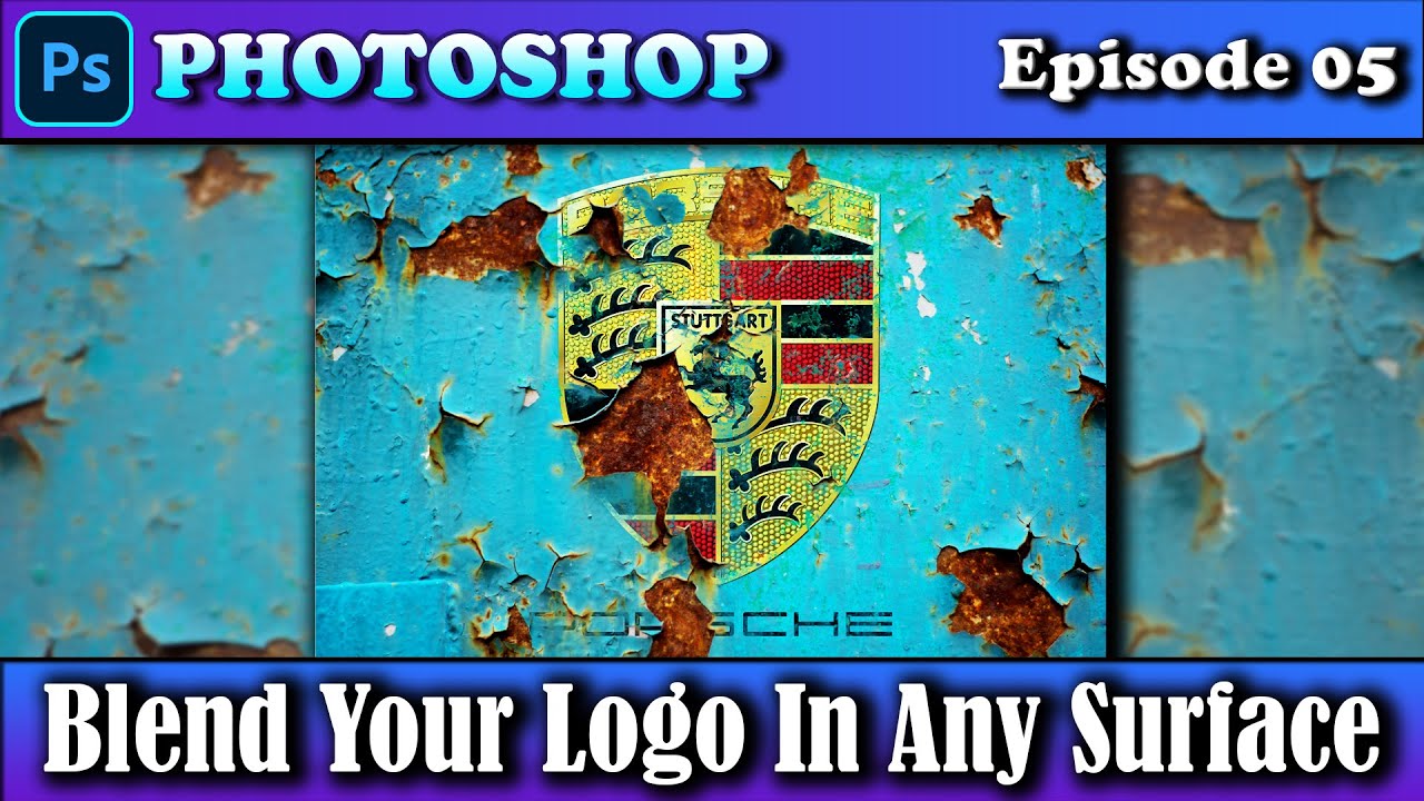 Blend Your Logo In Any Surface | Photoshop Tutorial | Episode 05 ...