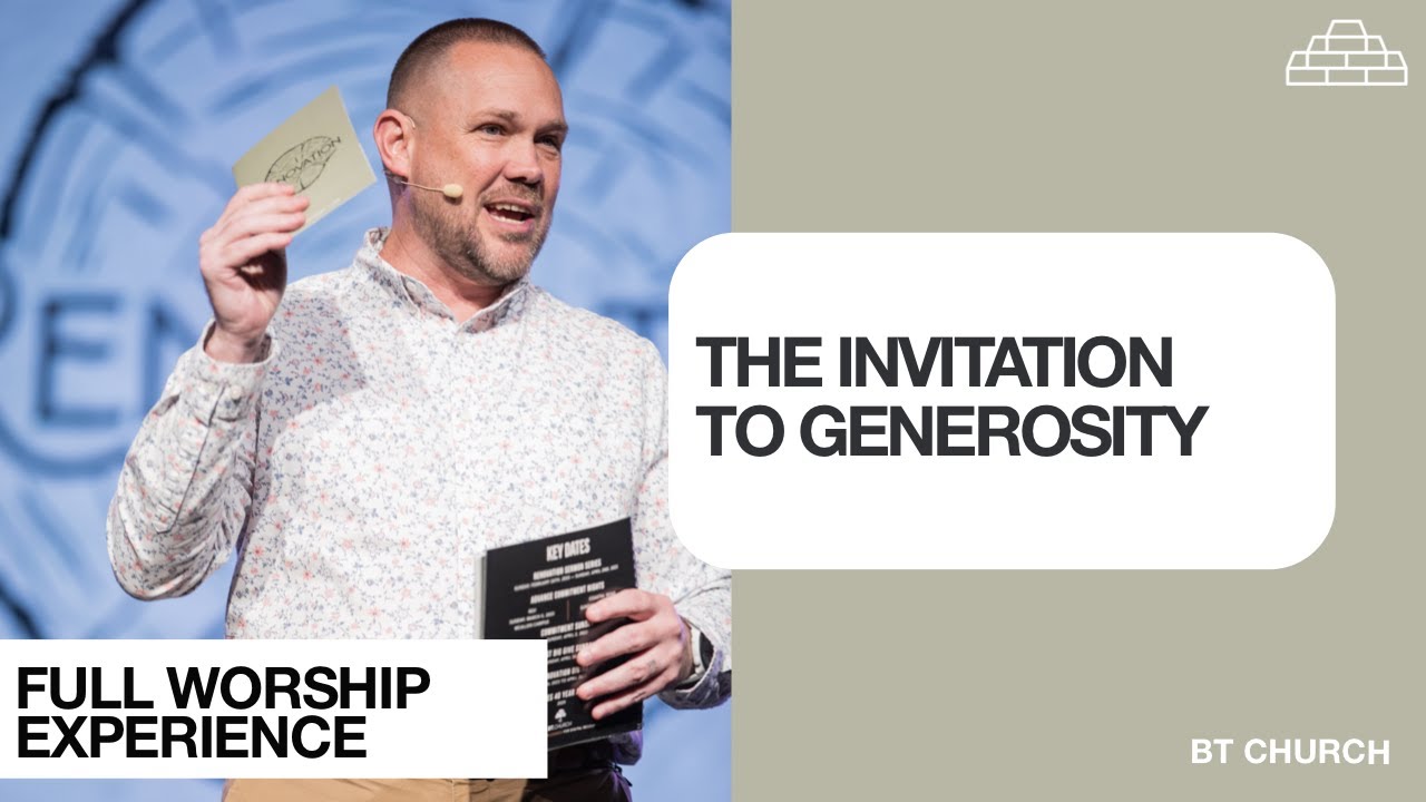 The Invitation to Generosity | Chris DuPree - YouTube
