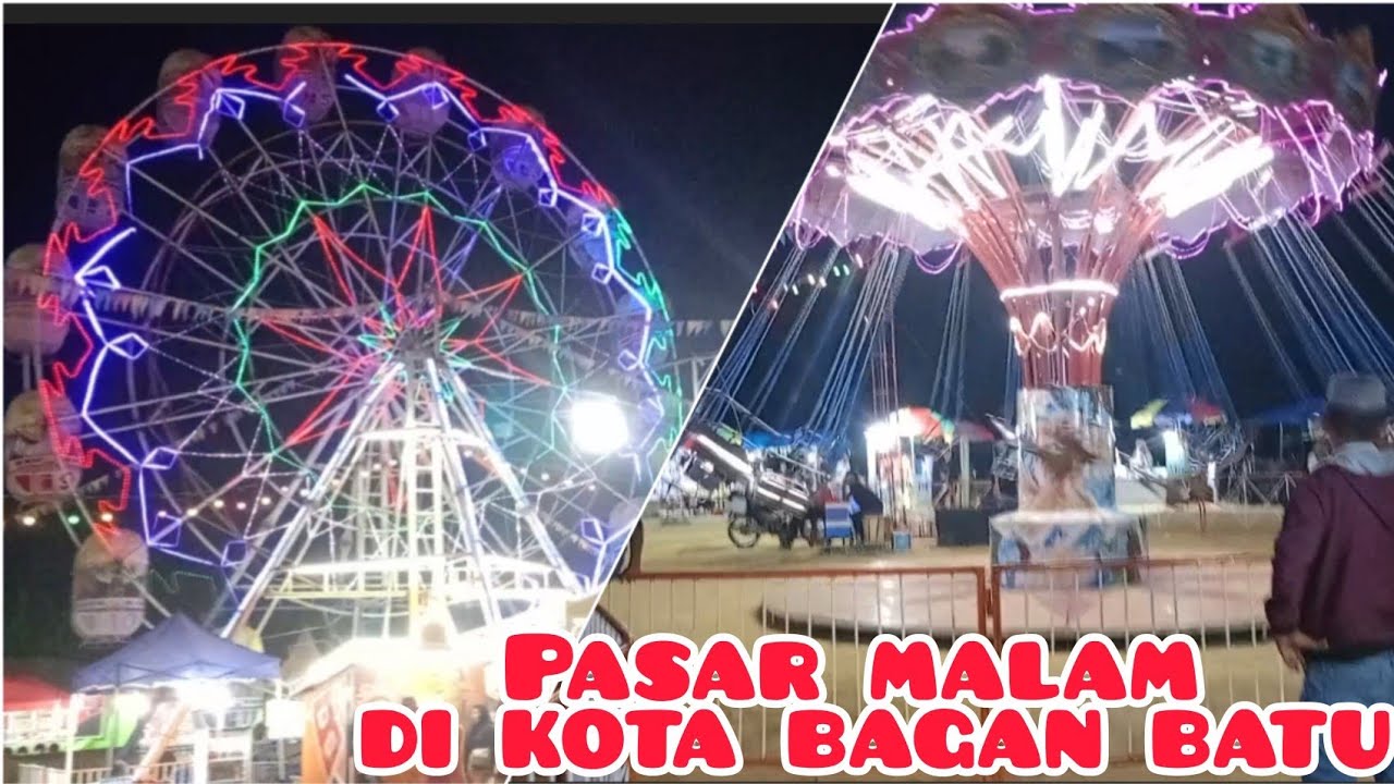 Pasar malam di kota bagan batu @Candrasadewaa - YouTube