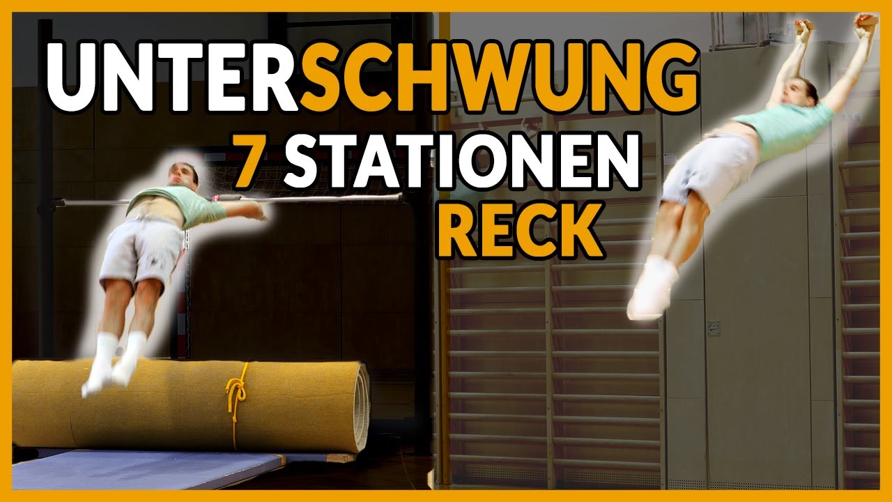 Unterschwung Reck lernen – Sportunterricht - YouTube