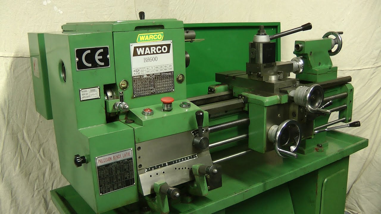 Warco BH600 lathe - YouTube