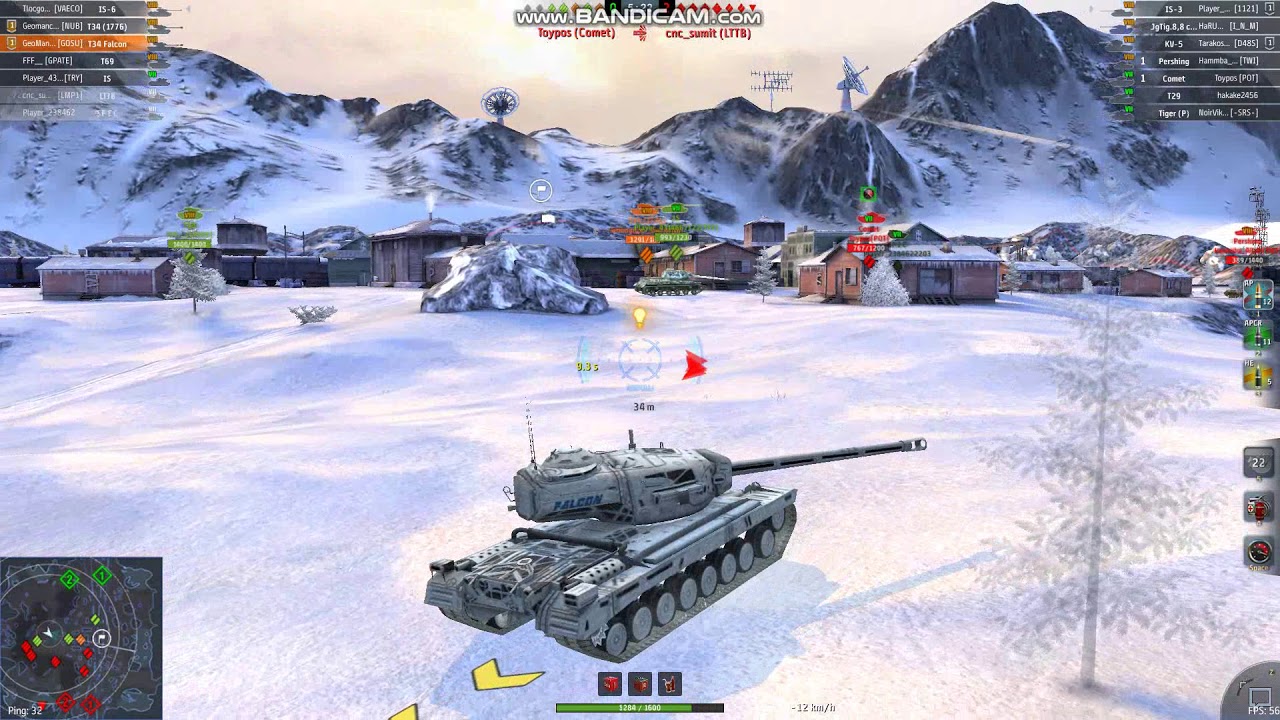 T34 wotb 5k dame Master. - YouTube