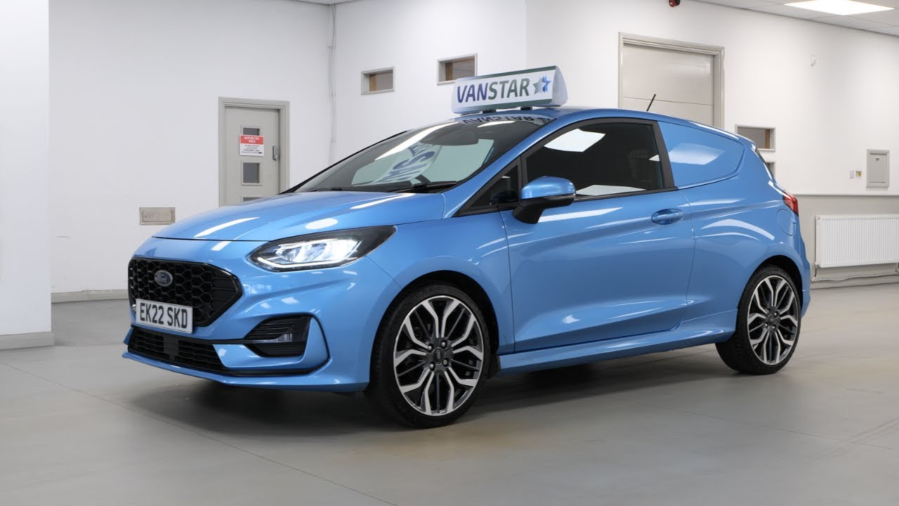 2022 Ford Fiesta Sport Edition Boundless Blue Van 1.0T EcoBoost 125 BHP ...
