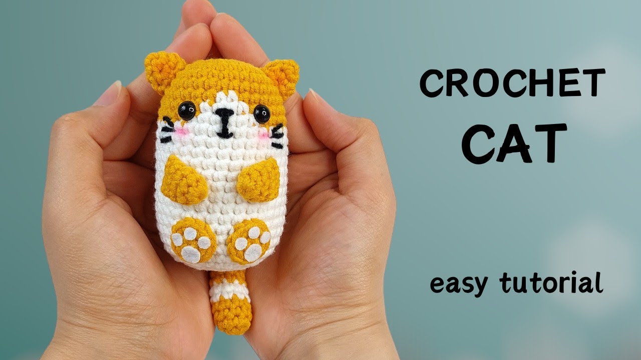 Crochet Cat - How To Crochet A Cute Cat Amigurumi Step By Step - YouTube