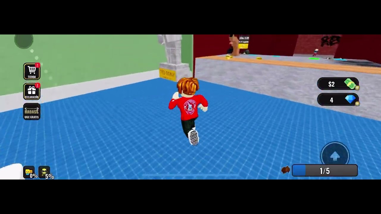 Jugando un juego de roblox de calvo - YouTube