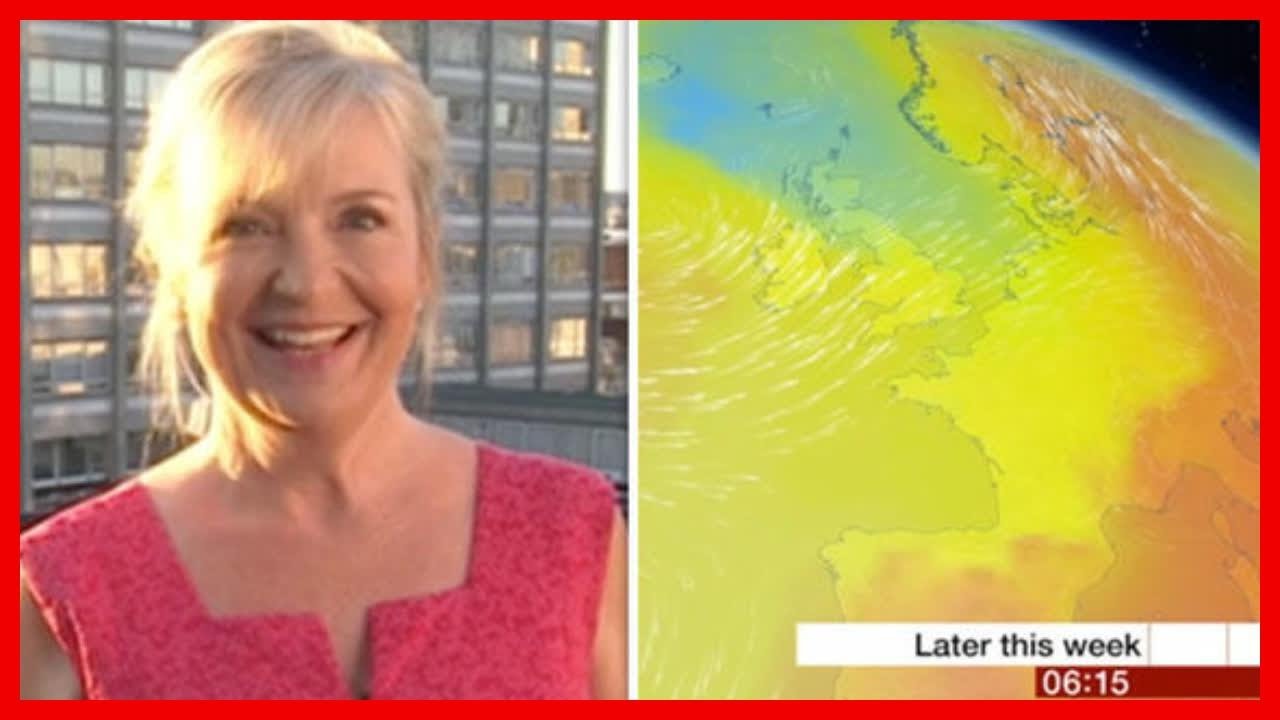 BBC weather forecast: Carol Kirkwood predicts rain and end of UK ...