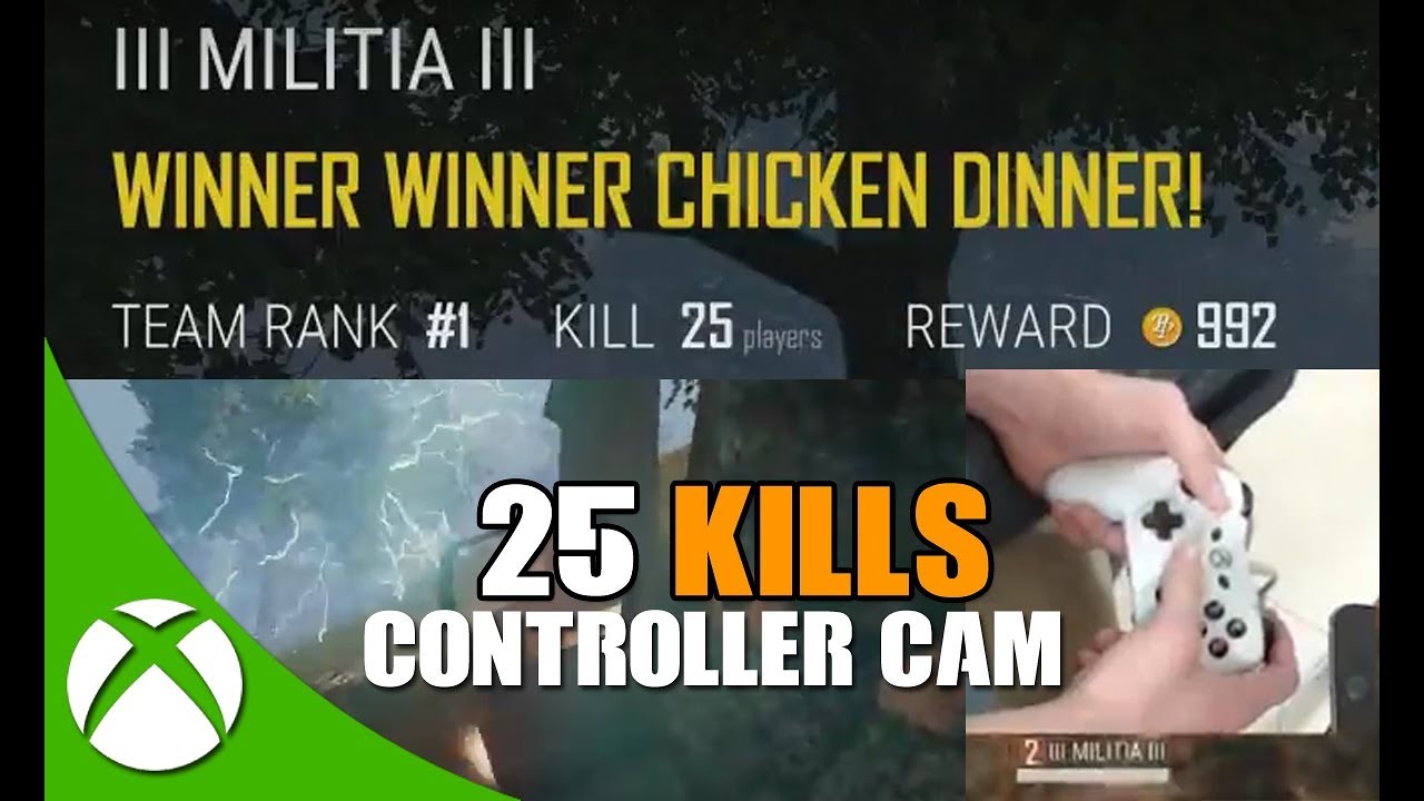 PUBG XBOX 25 KILLS w/ CONTROLLER CAM! | PLAYERUNKNOWN'S BATTLEGROUNDS ...