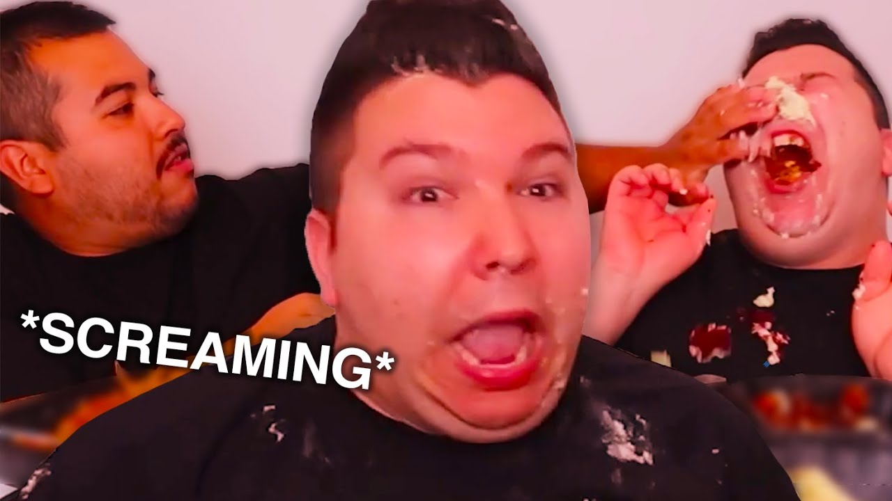 nikocado avocado and orlin THROWING food like CAVEMEN - YouTube