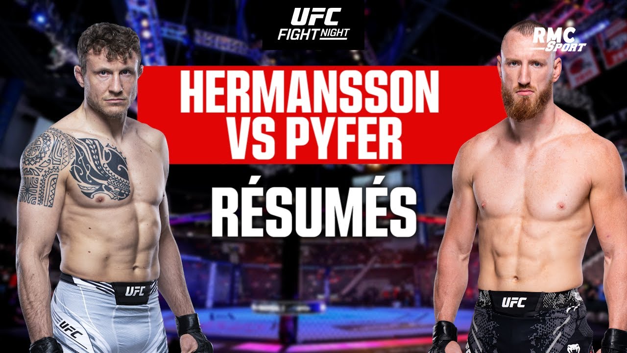 Résumé UFC : le vainqueur d'Hermansson-Pyfer réclame Imavov après une ...