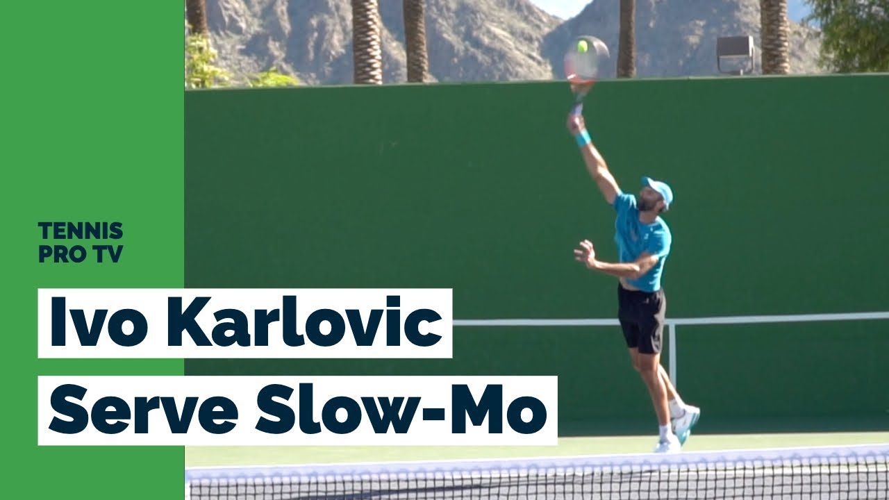 Ivo Karlovic Serve Practice Slow Motion | 2019 - YouTube