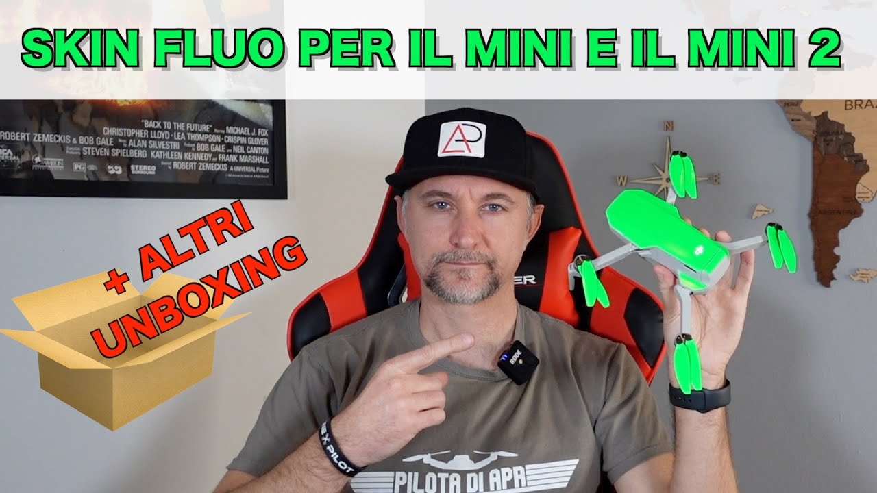 ECCO LE SKIN FLUO PER IL MINI E IL MINI 2 + ALTRI UNBOXING - YouTube