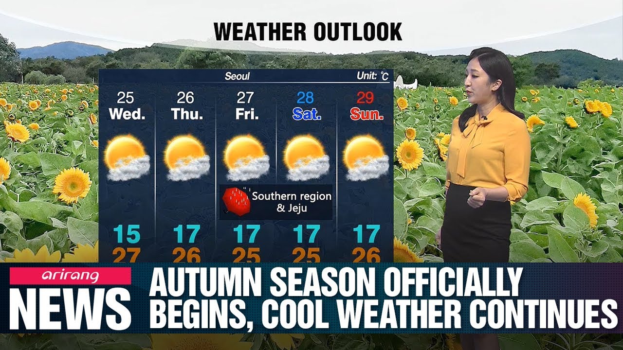 Autumn season officially begins, cool weather continues - YouTube