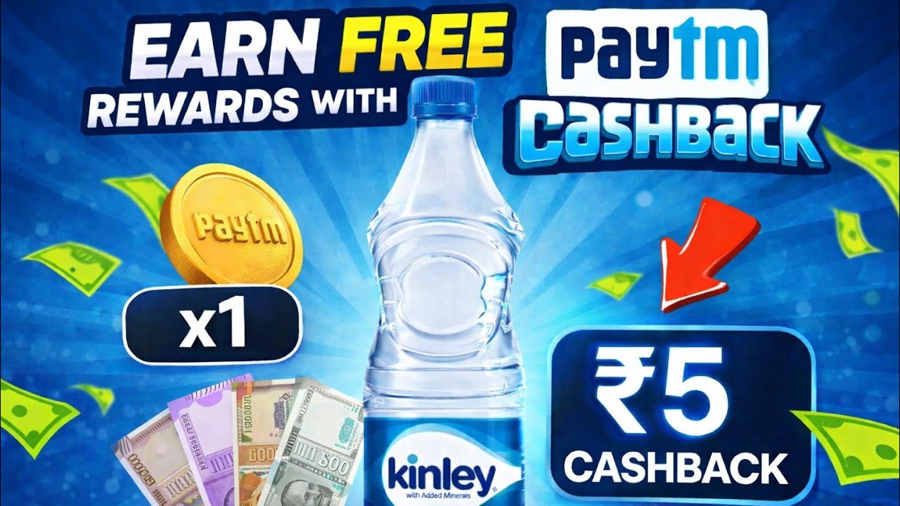 Paytm Scratch Card Hack 😲 Kinley Water Bottle Cashback ! @THE_SUNIL ...
