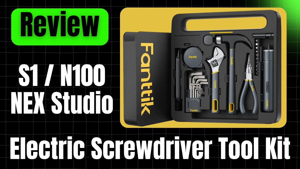 Fanttik Electric Screwdriver Tool Set Review - YouTube