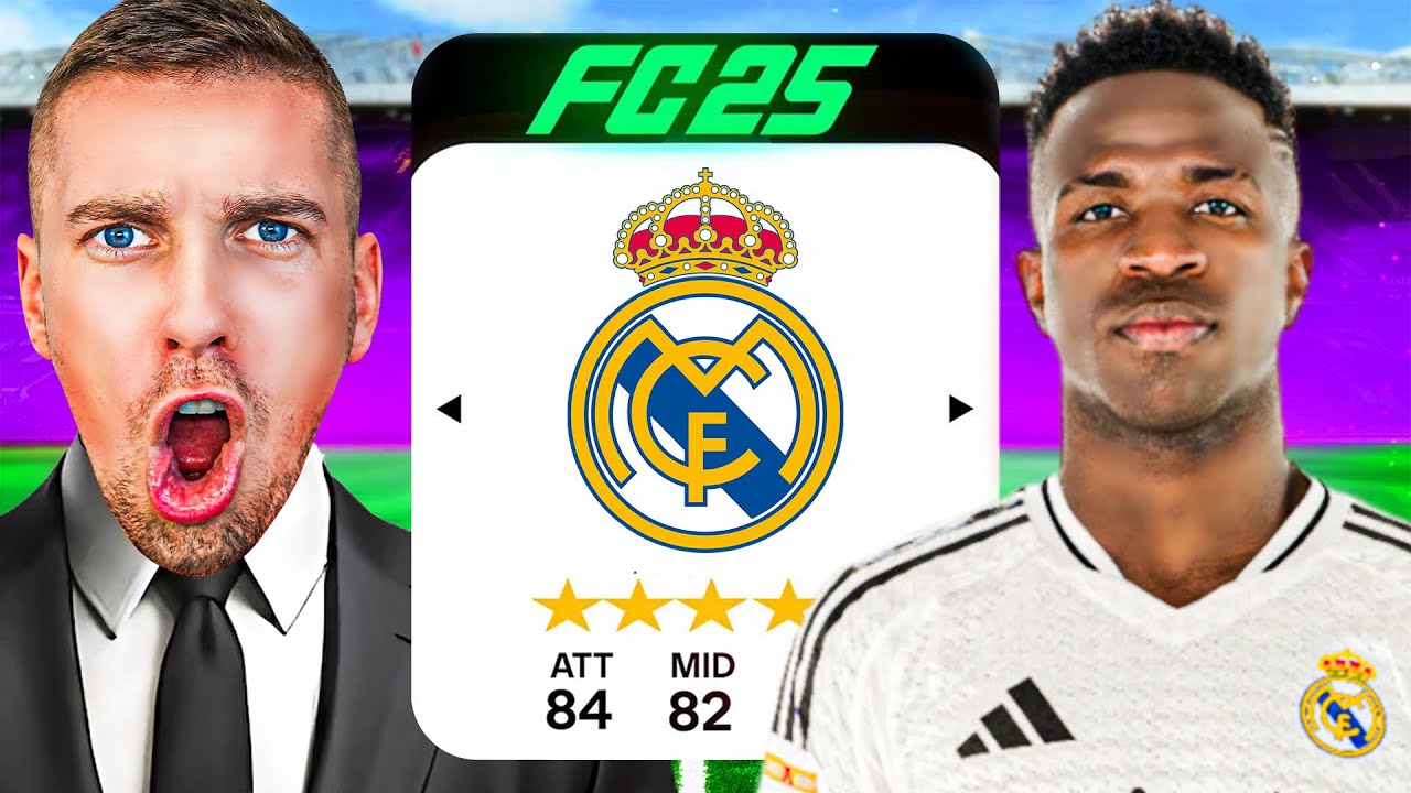 PREUZEO SAM REAL MADRID I POKUŠAT ĆU OSVOJITI SVE TROFEJE ! FC 25 ...