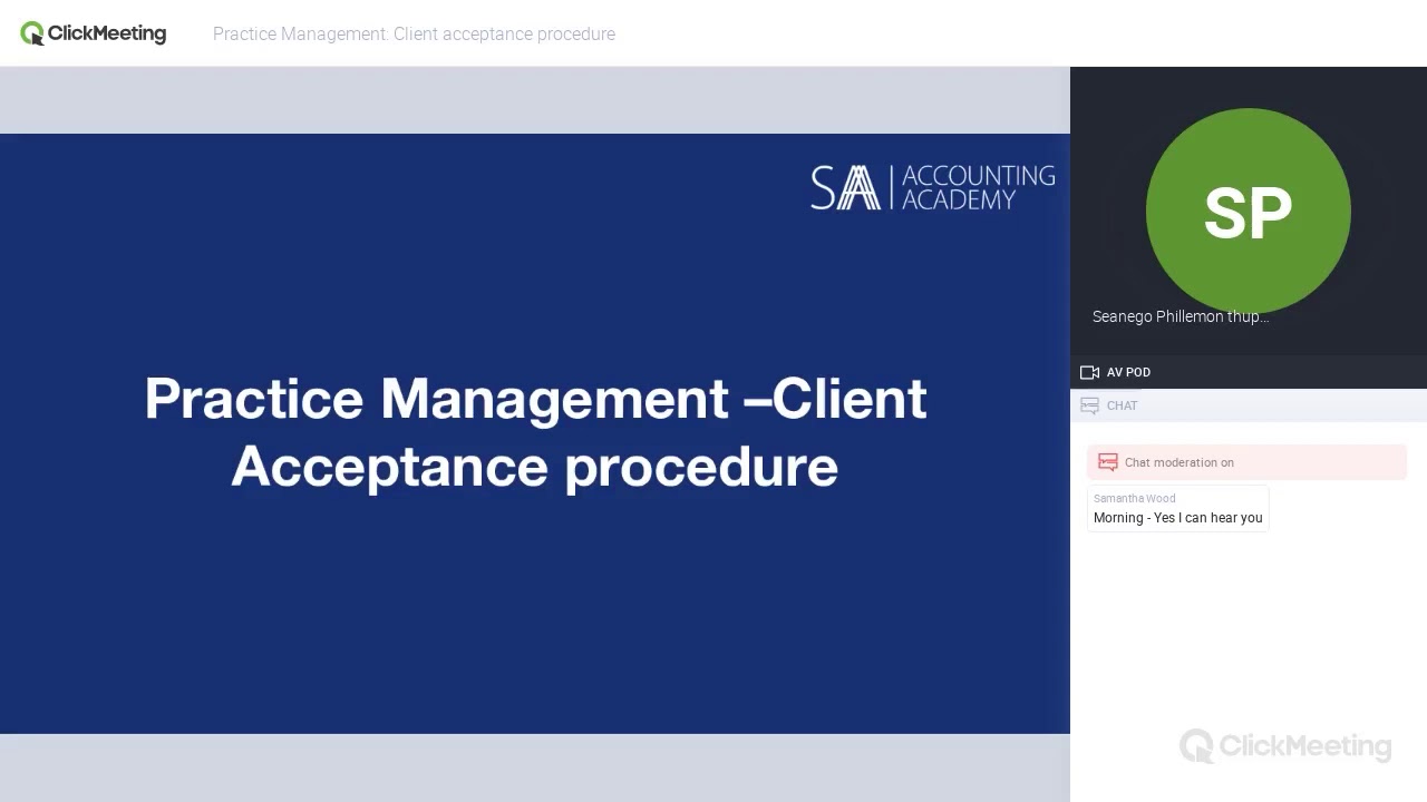 Practice Management - Client acceptance procedure (Introduction) - YouTube