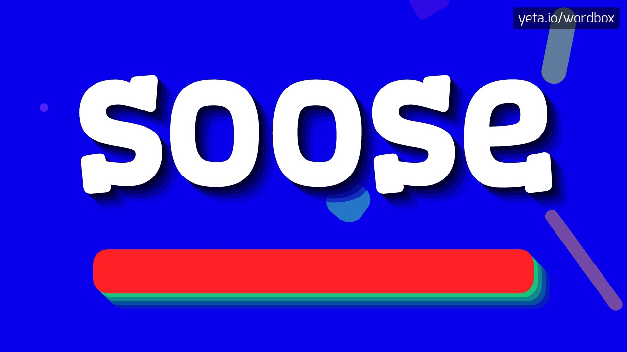 SOOSE - HOW TO PRONOUNCE IT!? - YouTube