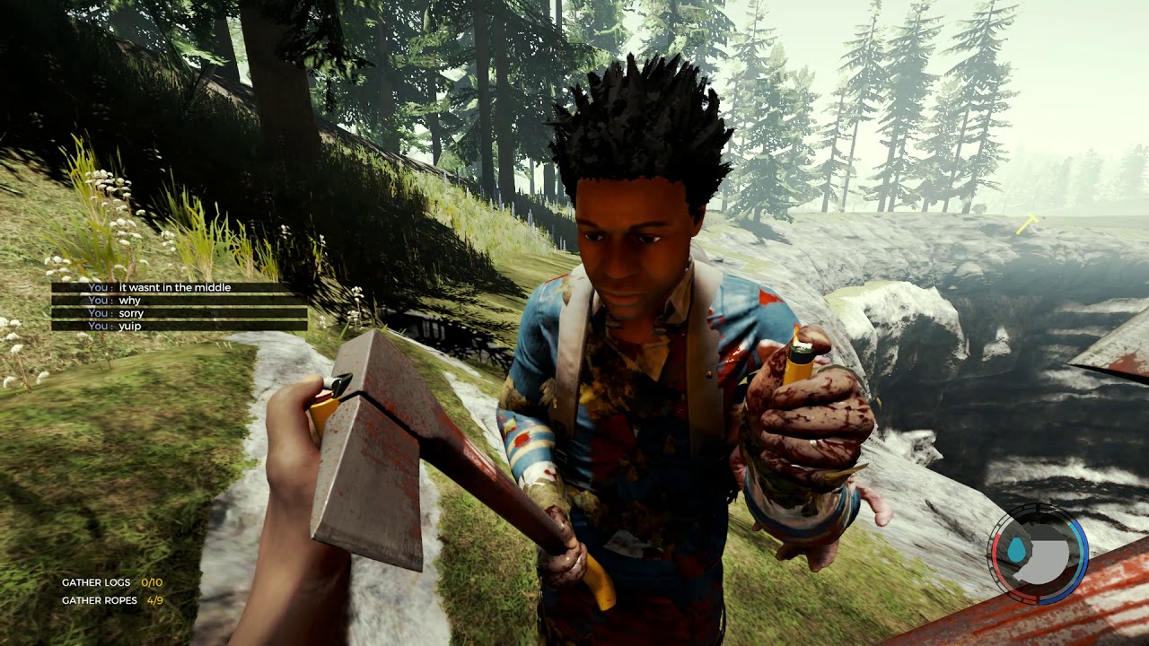 The Forest WITH breeze#19 A FIGHT WITH A COWMAN!!!!!!!!![MAIN ENDING ...