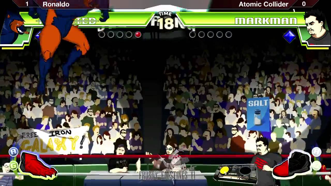 Frosty Faustings VI Divekick Top 8: Ronaldo vs. Atomic Collider - YouTube