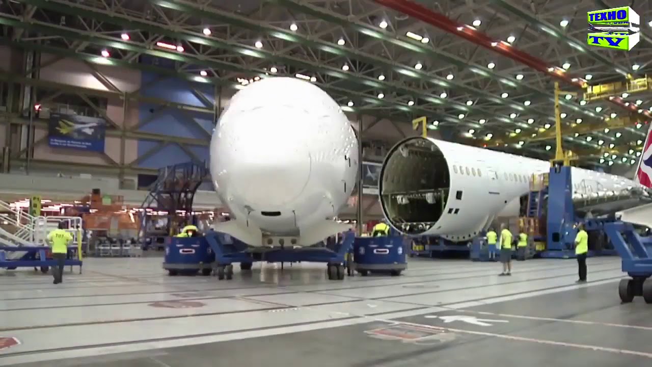 Woow, Proses Pembuatan Pesawat Boeing 747 8 - YouTube
