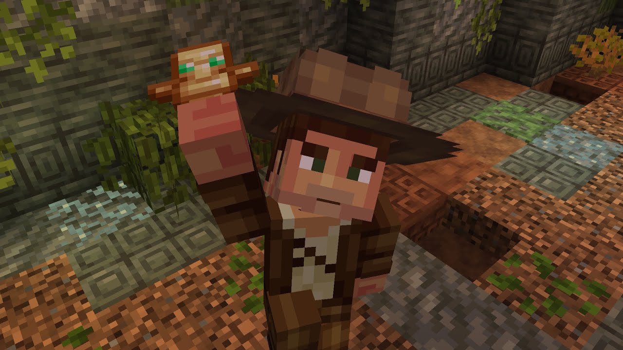 INDIANA JONES Boulder Chase in Minecraft! | Origin Realms - YouTube