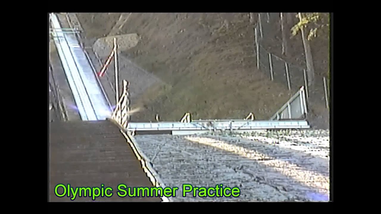 Olympic Ski Jump Practice - Austria - YouTube