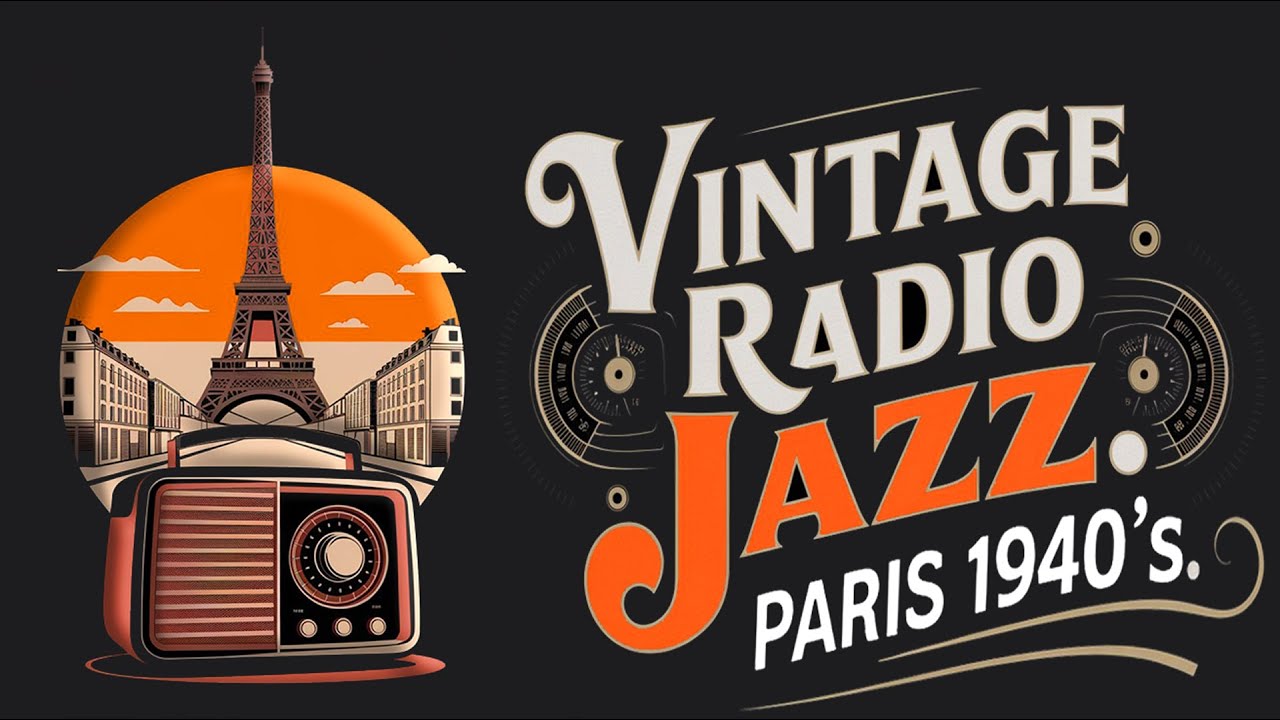 Vintage Radio Jazz: Paris 1940's - One Hour Vintage Gypsy Jazz #jazz # ...