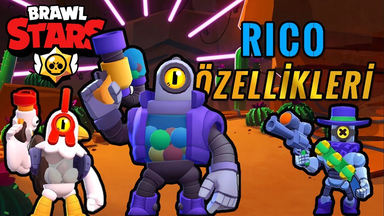 Rico Nun Özellikleri Brawl Stars Yıldız Gücü Ve Aksesuarları Youtube