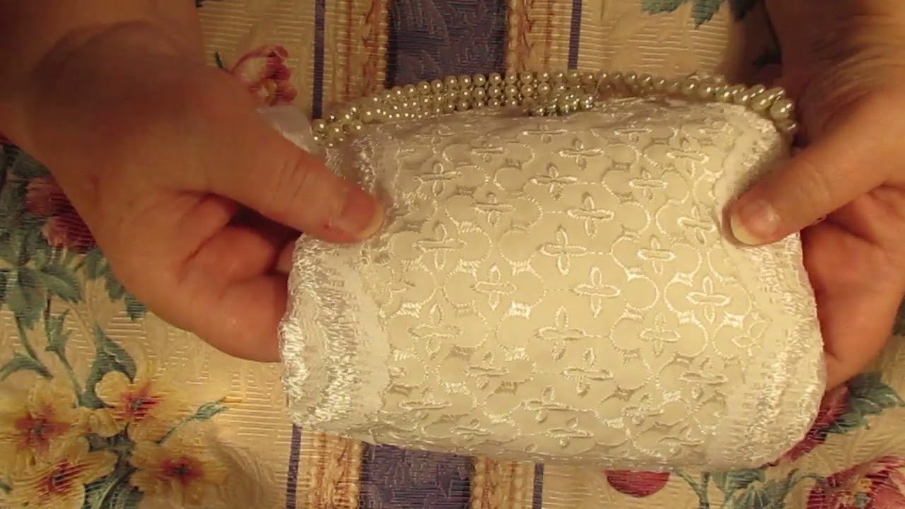 Pretty Lace bag I made - YouTube