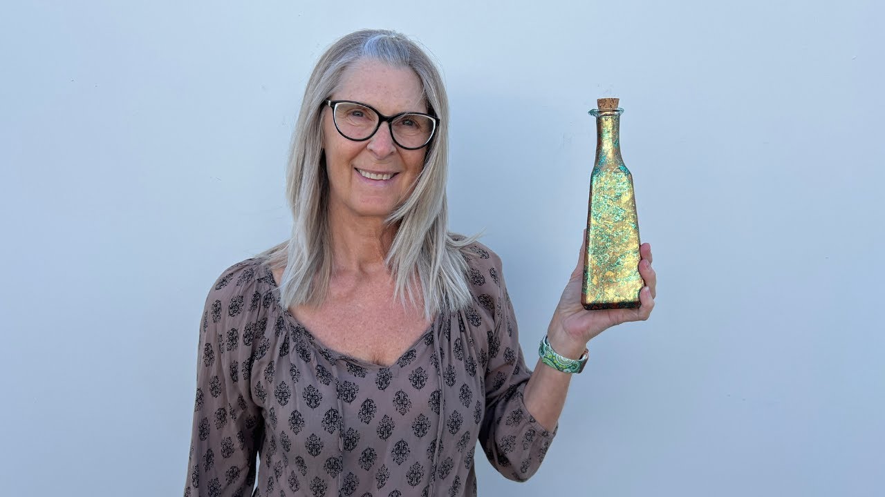 Turn Ordinary Glass into Art! Easy Foil Technique You Need to Try - YouTube