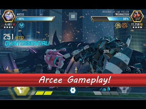 Arcee Gameplay! Transformers : Forged to Fight | R5 4* Necrotronus S57 ...
