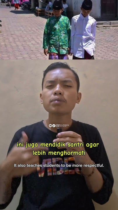 Jalan Nunduk Ala Pesantren=Feodalisme? - YouTube