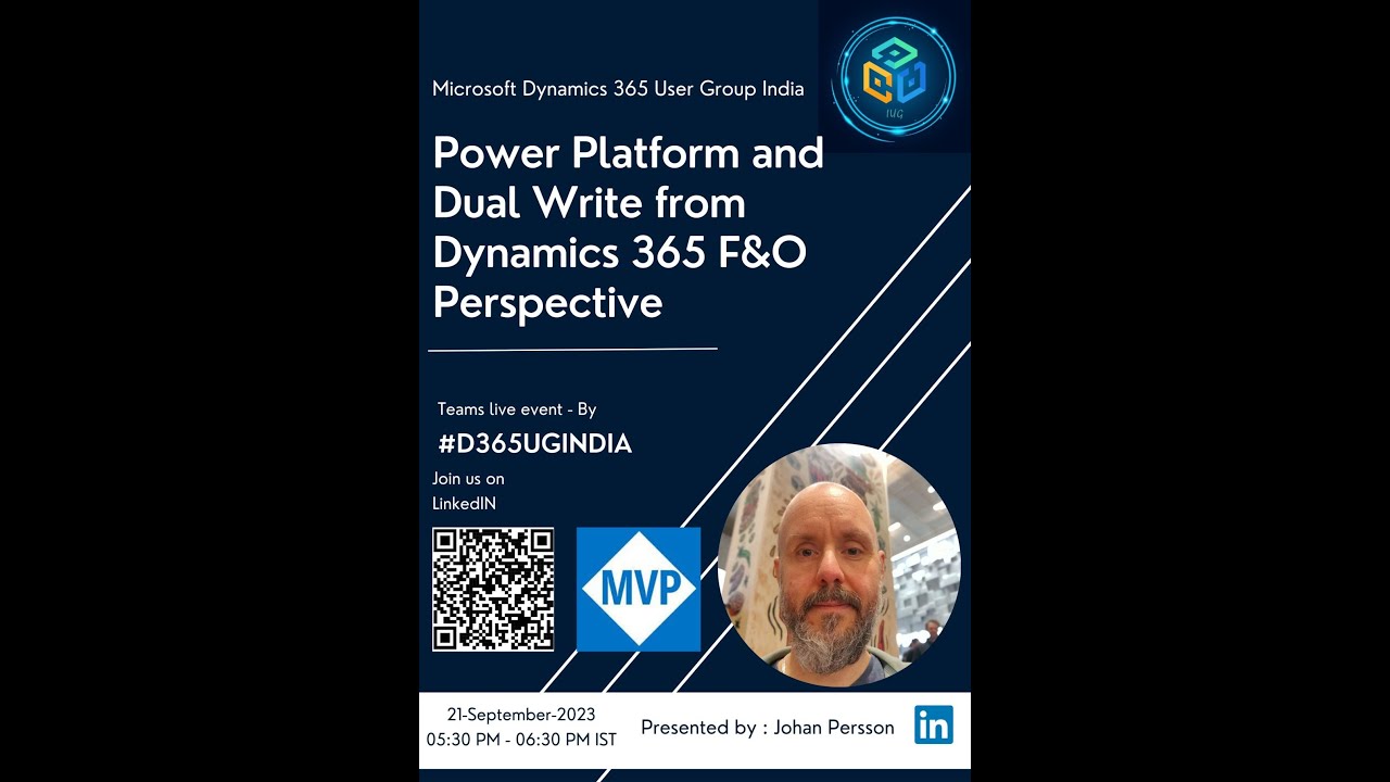 Session #33 #D365UGINDIA Power Platform and Dual Write from Microsoft ...