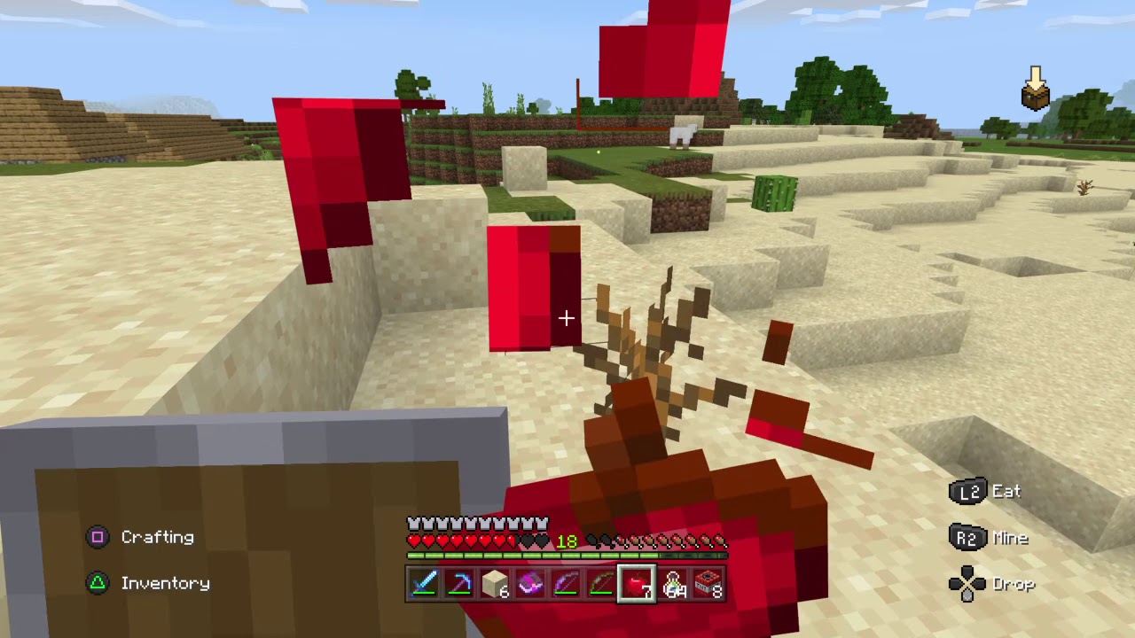 Minecraft_2 villages 2 desert temples 1 dungeon 1 husk giving a baby a ...