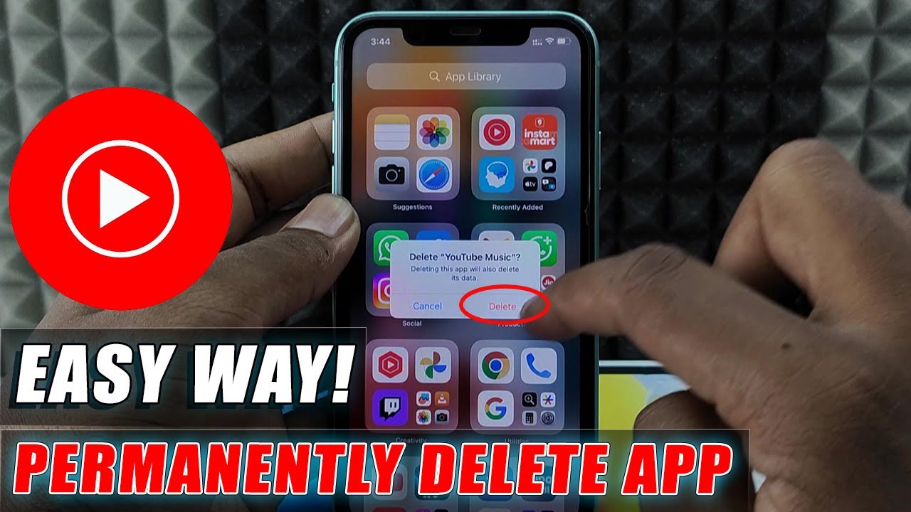 how to uninstall youtube music app on iphone? - YouTube