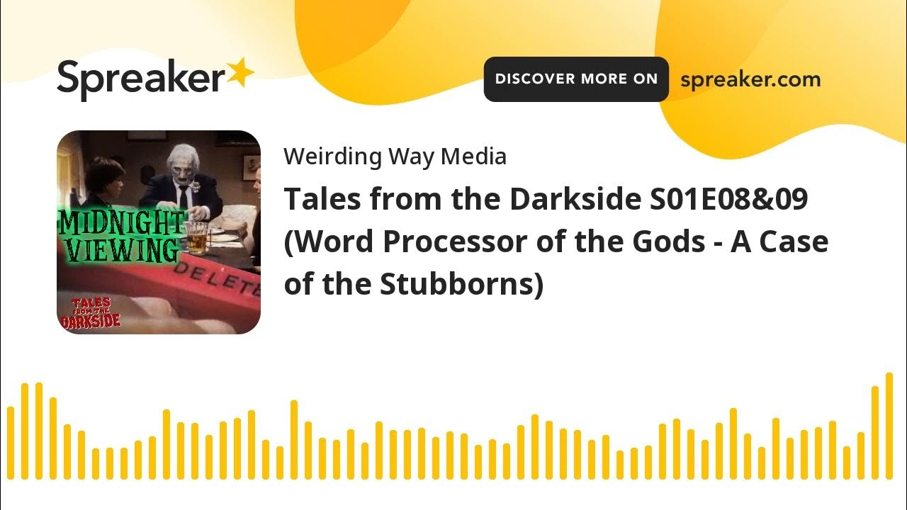 Tales from the Darkside S01E08&09 (Word Processor of the Gods - A Case ...