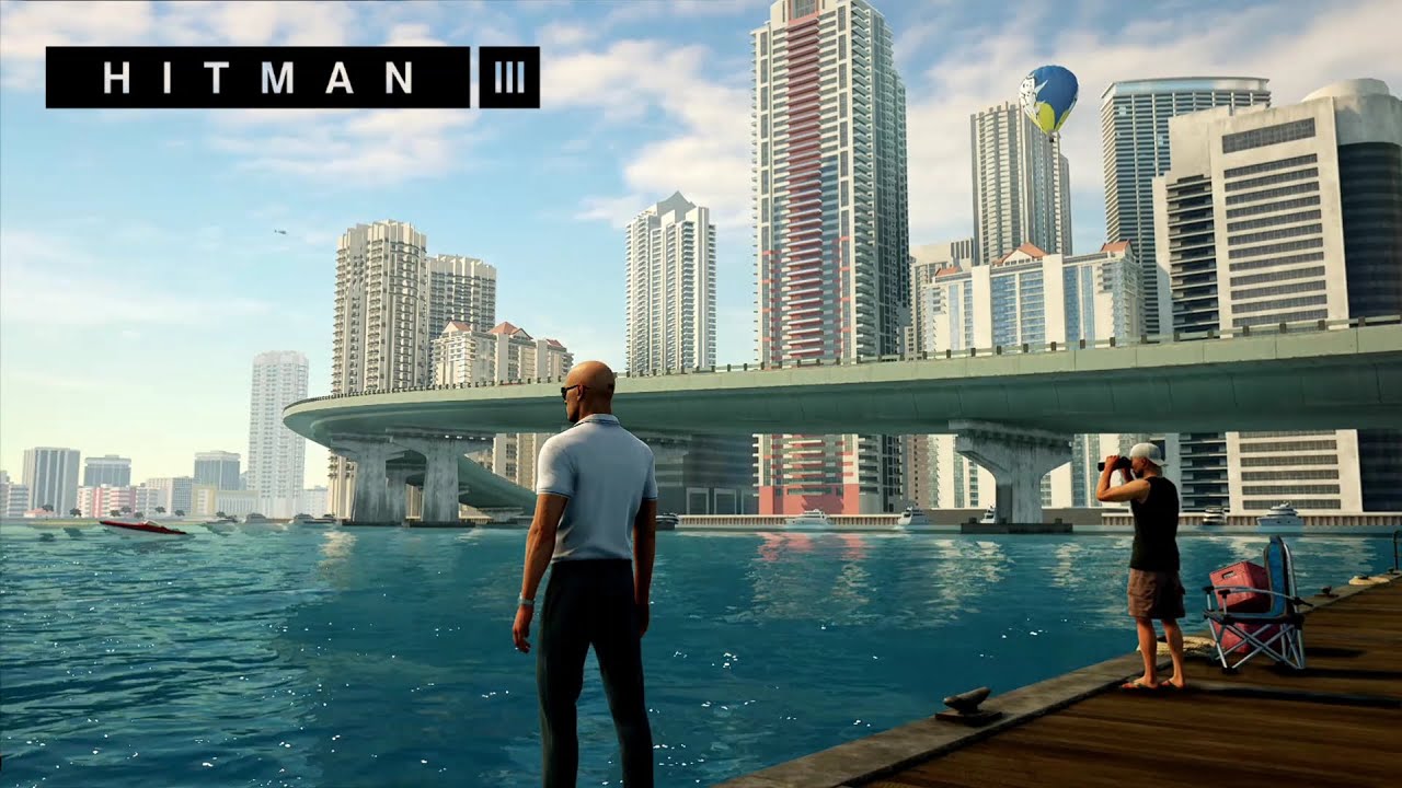 Walking Tour in MIAMI - USA [ Hitman 3 ] - YouTube