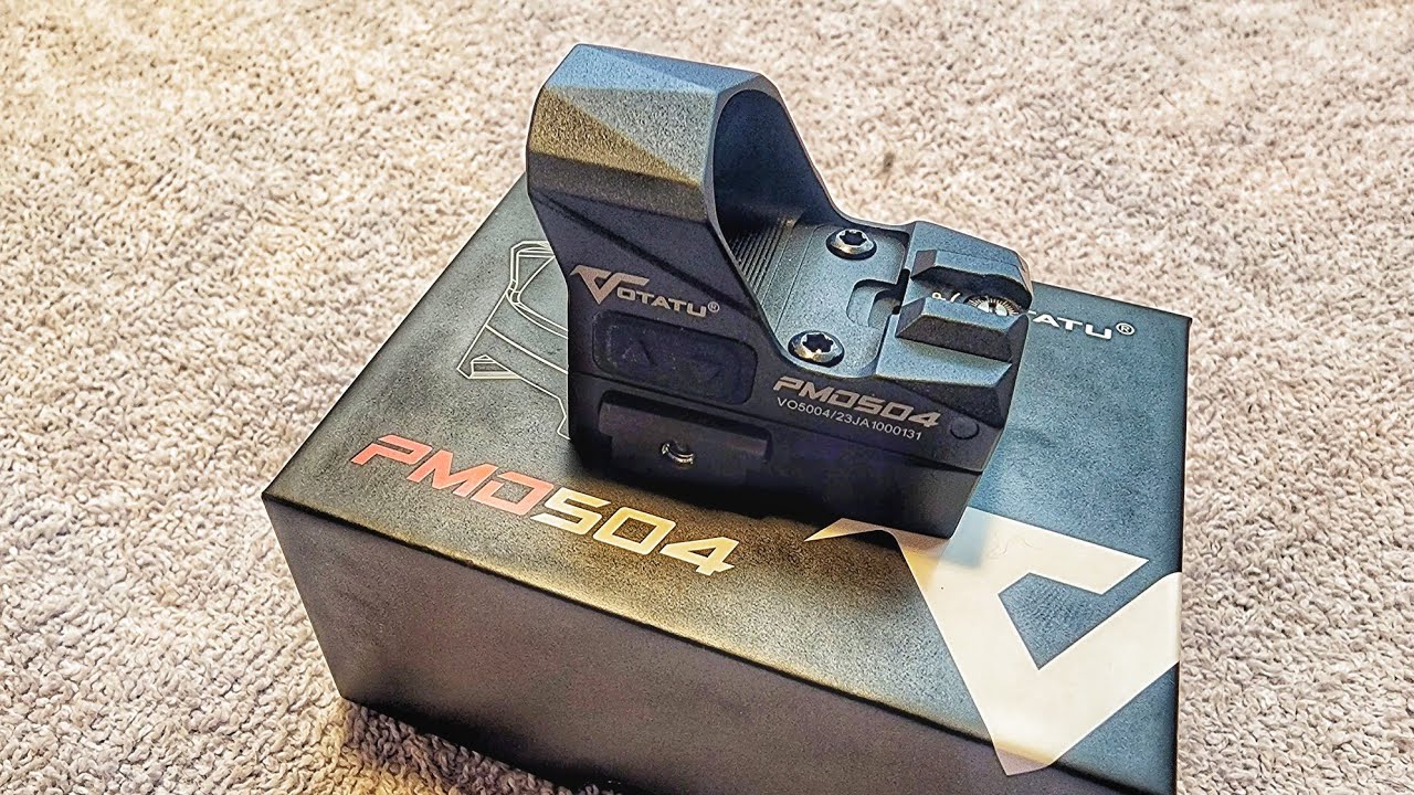 Budget Mini Red Dot Optic Unboxing; Votatu PMD504 Micro Red Dot Sight ...