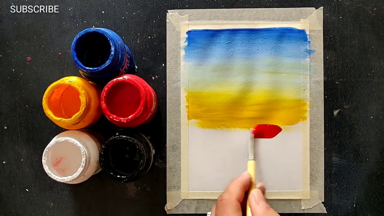 Easy painting ideas for beginners step by step painting tutorial #288 ...