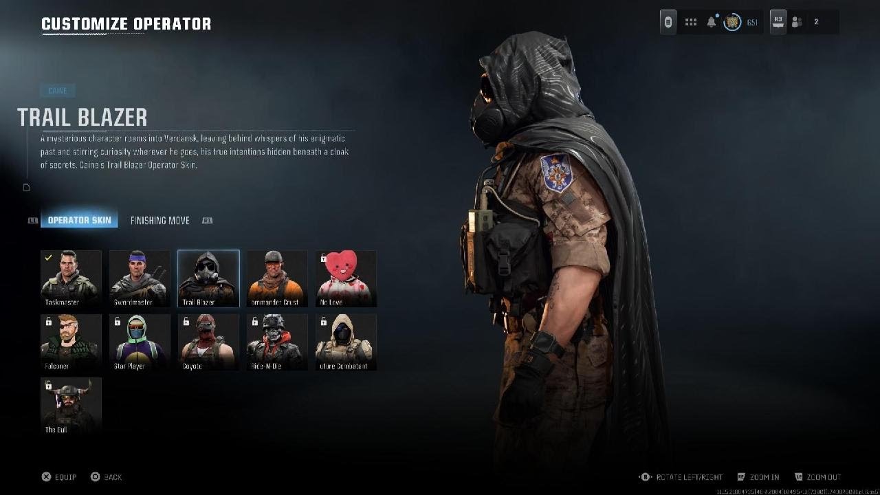 Call of Duty return to verdansk operator skin trail blazer - YouTube
