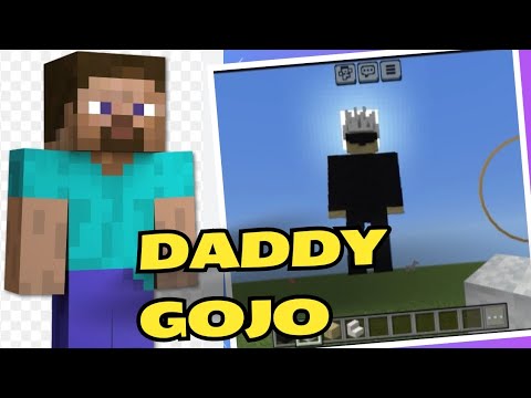 BUILDING GOJO SATORU!! In MINECRAFT😲😲 - YouTube
