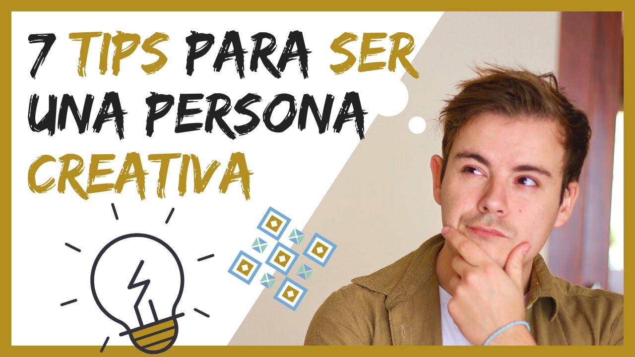 APRENDE a Cómo SER una persona CREATIVA e INNOVADORA 😱 - YouTube